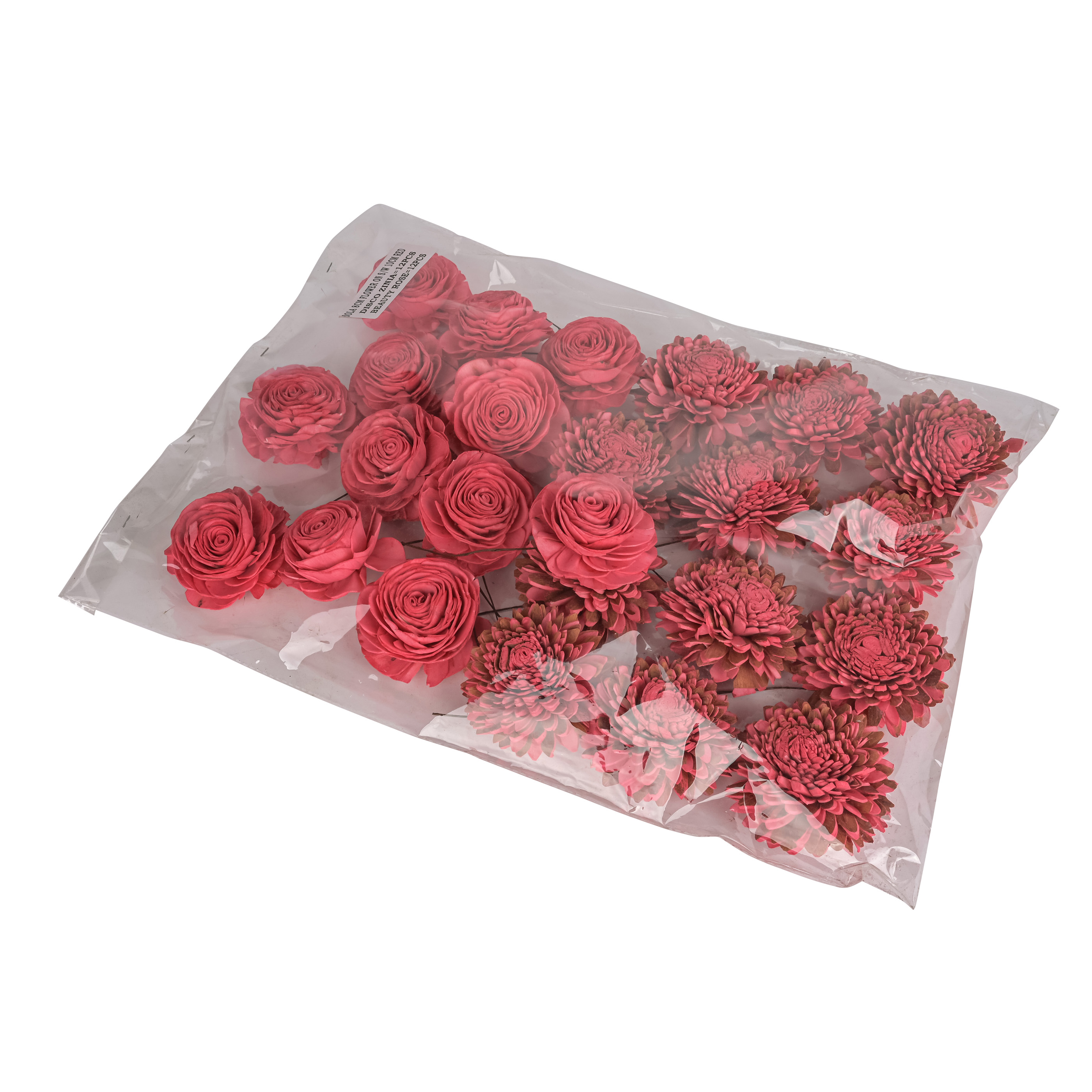 Sola Mix Beauty Rose/ Disco Zinia 8 cm 24 im Beutel rot | Exoten ...
